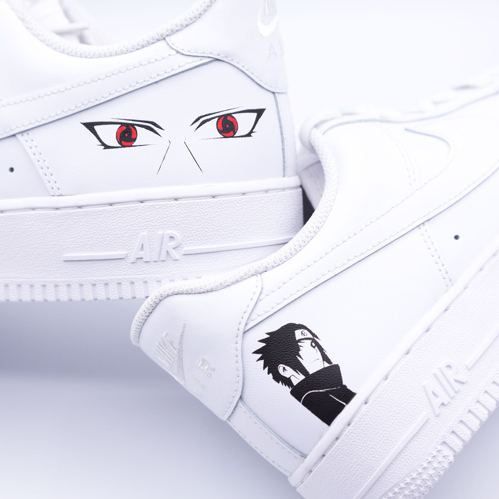 Nike Air Force 1 Custom Naruto x Sasuke – Sneakers Manga Homme ...