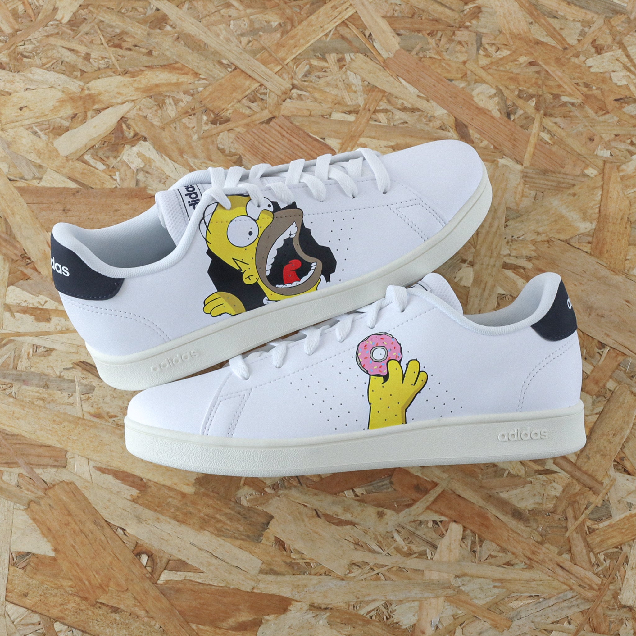 Adidas custom "Homer" – SNEAKEAZE CUSTOMS