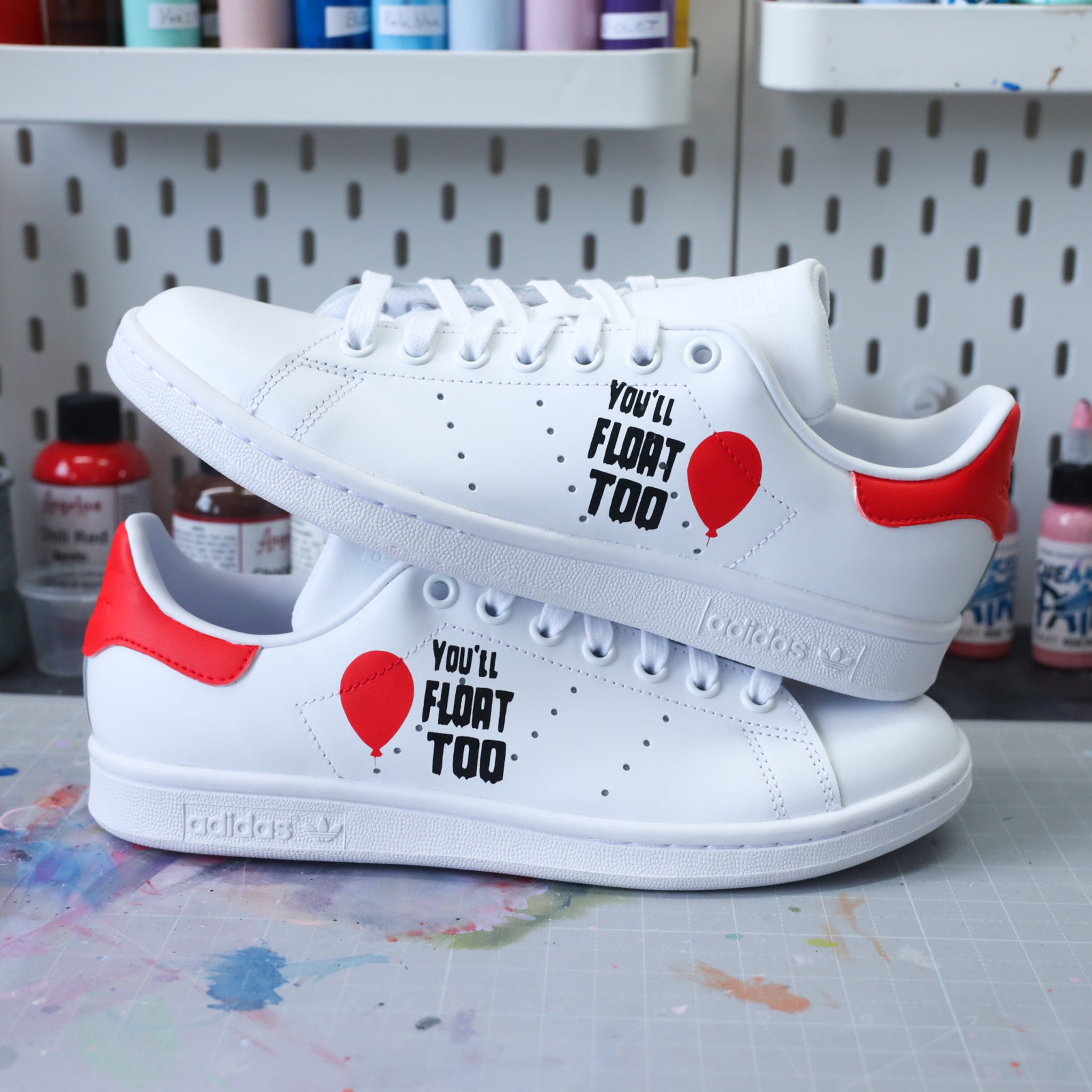 Adidas Stan Smith Custom ÇA le film | sneakeaze sneakers personnalisé ...