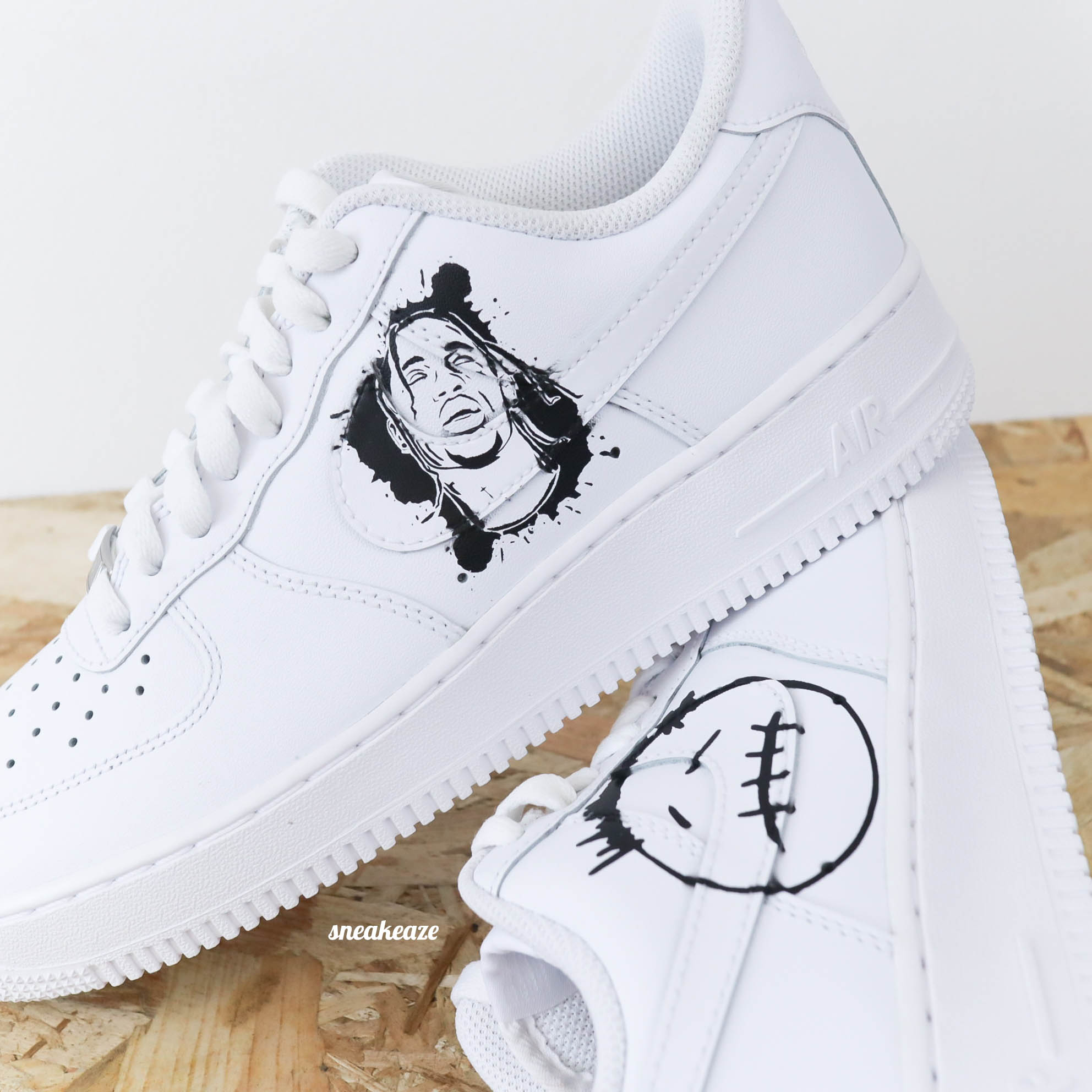 Air Force 1 custom "Travis Scott" – SNEAKEAZE CUSTOMS