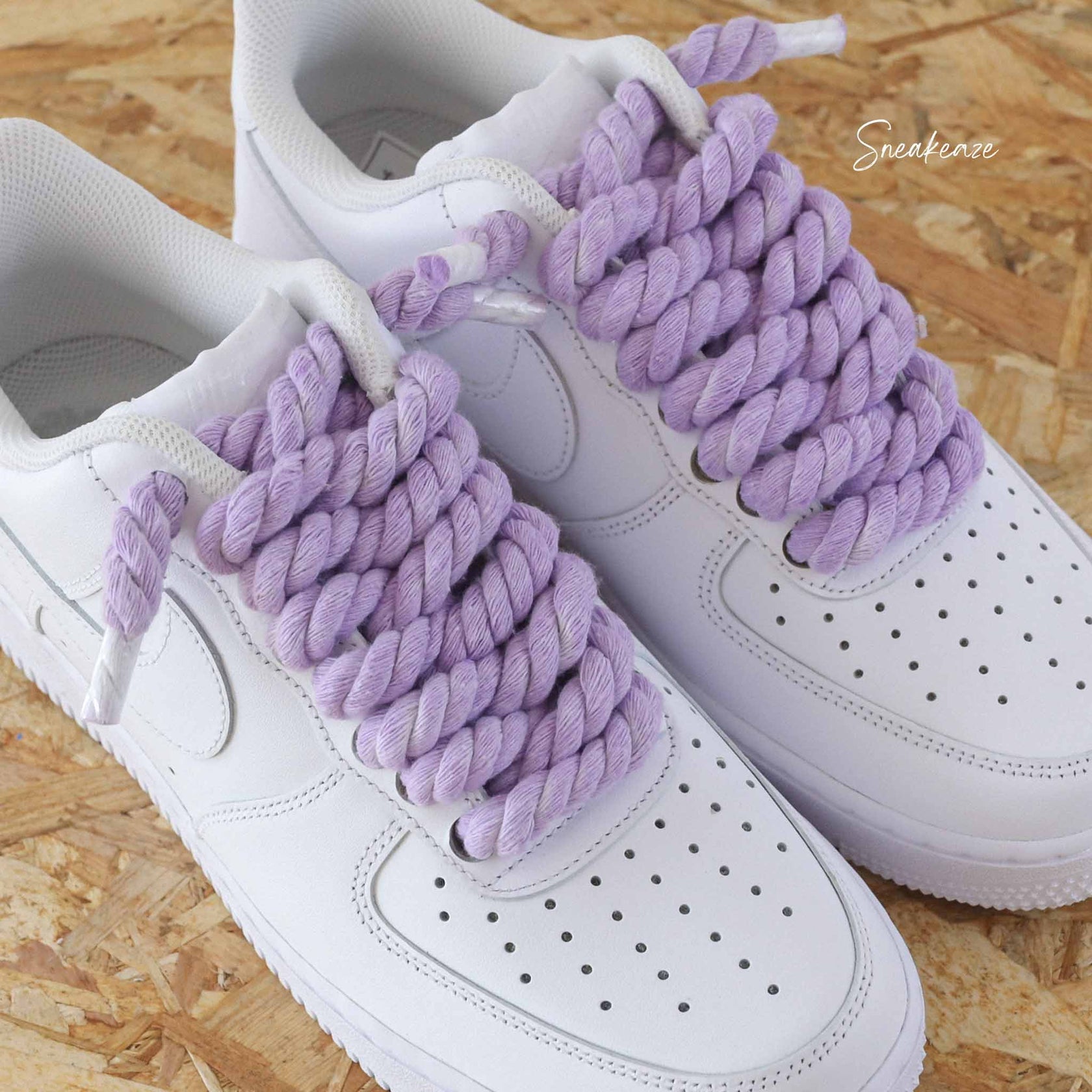 Nike Air Force 1 custom - Rope Laces – SNEAKEAZE CUSTOMS