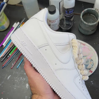 Nike Air Force 1 custom - Rope Laces – SNEAKEAZE CUSTOMS